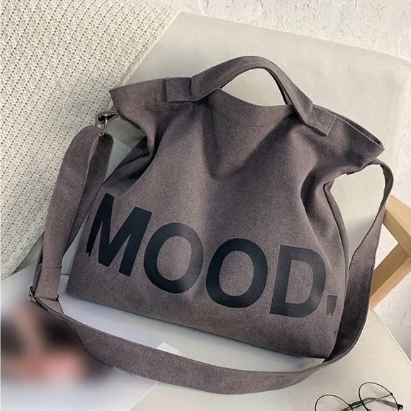 Unlisted | Bags | New Mood Tote Bag With Letter Graphics | Poshmark